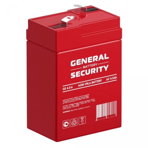 Батарея для ИБП General Security General Security GS4.5-6 купить по выгодной цене в интернет ...