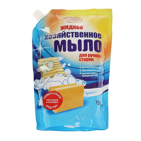 Жидкое мыло Vestar, "Хозяйственное", 750 мл - купить с доставкой по ...