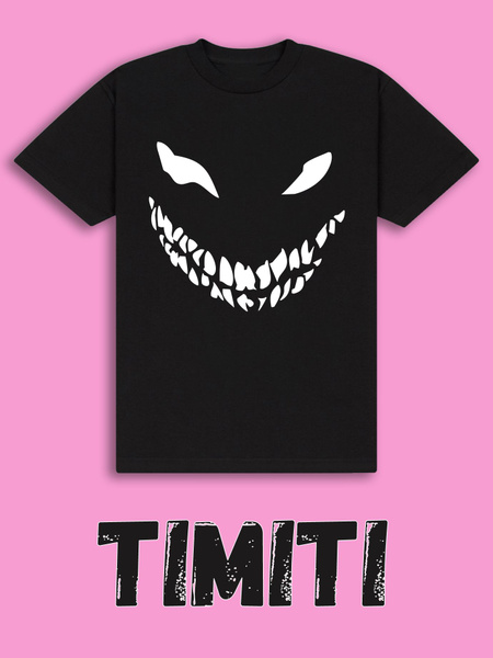 Футболка TIMITI, размер 54, 56, цвет черный, темно-синий, 100% хлопок ...