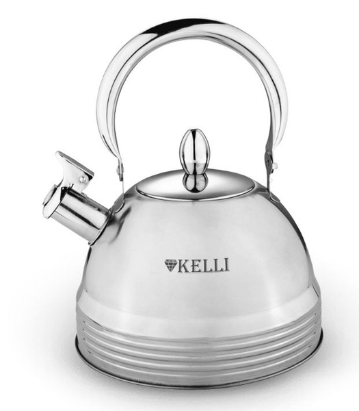 Чайник Kelli KL-4324, 3л, серебристый - купить с доставкой по выгодным ценам в интернет-магазине ...