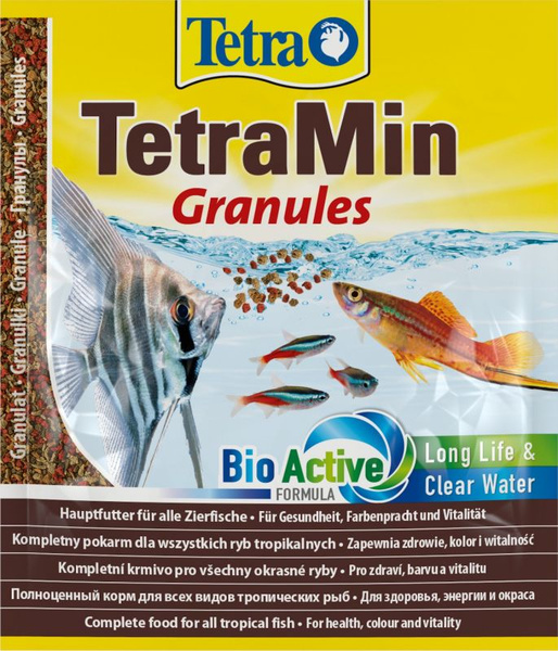 Корм Тетра (Tetra) TetraMin Granules для декоративных рыб - Гранулы ...