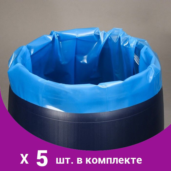Мешок, вкладыш в бочку, 250 литров, 118 x 165 см, 100 мкм, обработка от ...
