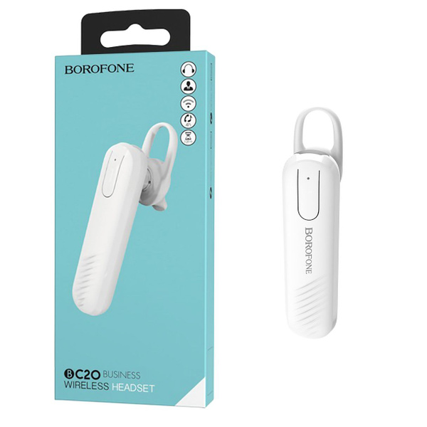 Беспроводная гарнитура BOROFONE BC20 "Smart" белый купить на OZON по низкой цене (1912349503)