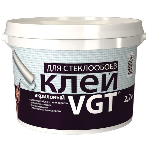 Клей акриловый специализированный для стеклообоев 2,2 кг - купить с ...
