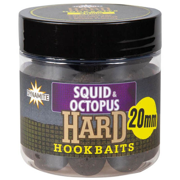 Бойлы для рыбалки насадочные Dynamite Baits Hard Hook Baits Squid & Octopus (Кальмар и Осьминог ...