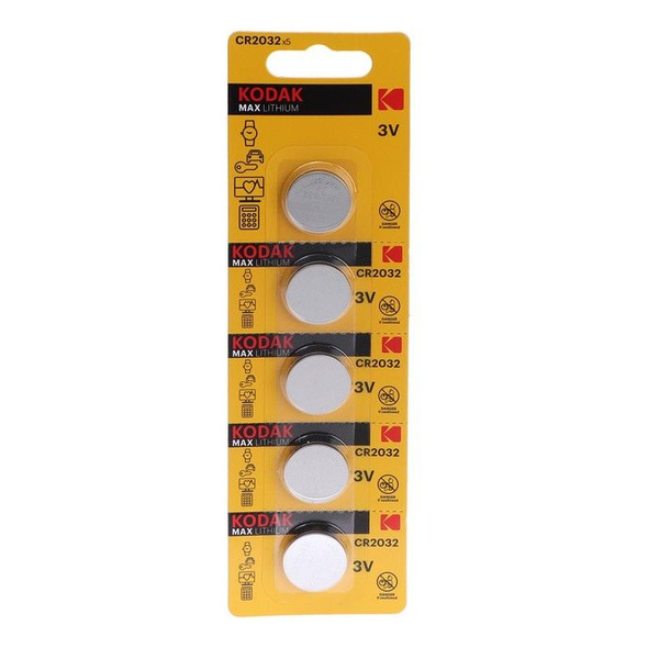 Kodak Батарейка CR2032, Литиевый тип, 5 шт - купить с доставкой по ...