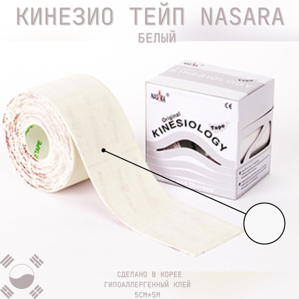 Спортивный бинт Nasara кинезио тейп, тейп для тела, тейп для лица ...