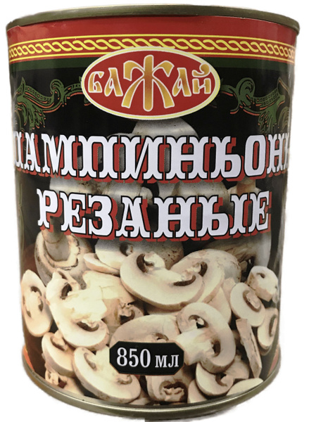 Шампиньоны резанные БАЖАЙ 850 мл. - купить с доставкой по выгодным ...