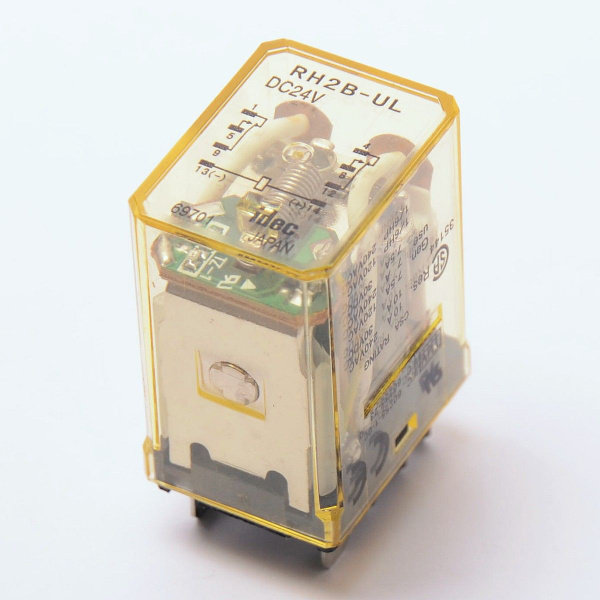 Реле электромагнитное IDEC RH2B-UL DC24V (018219) - купить с доставкой ...