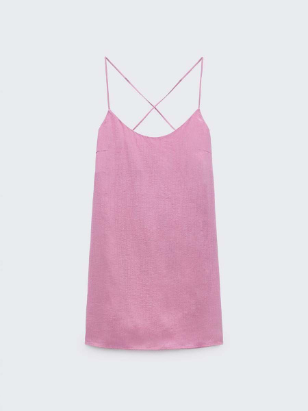 Сарафан Zara, цвет: ярко-розовый. 06929206_636. Размер S (42/44 ...