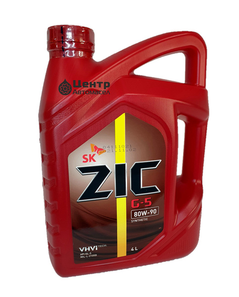 ZIC G-5 80W-90 4л трансмиссионное (G-5) - купить по выгодной цене в ...