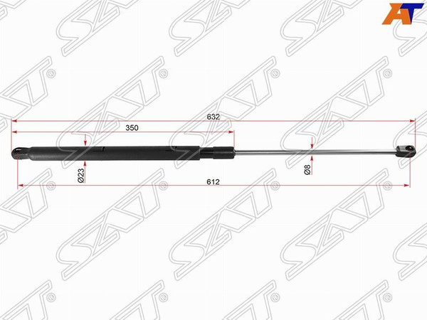 Амортизатор капота MERCEDES GLK-CLASS X204 08- RH - купить по доступным ...