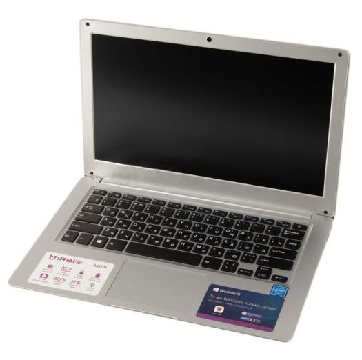Ноутбук IRBIS NB NB69 (NB69), серебристый купить по низкой цене: отзывы, фото, характеристики в ...