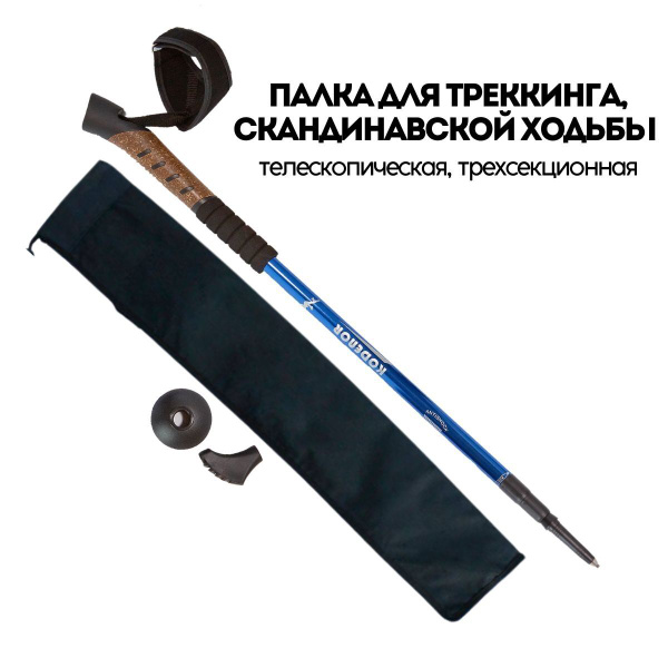 Палка для скандинавской ходьбы телескопическая - купить с доставкой по ...