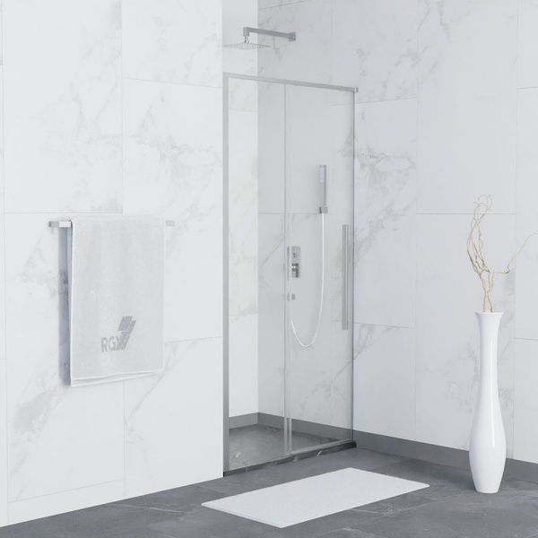 Душевая дверь RGW SV-12 1950*1400, профиль хром купить на OZON по низкой цене (1745337819)