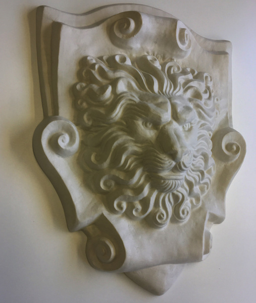 Щит Лев декоративный интерьерный/фасадный "ZlatDecor" купить на OZON по ...