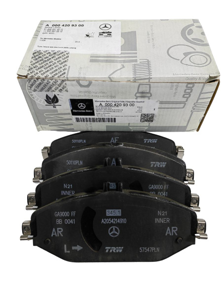 Колодки тормозные Mercedes арт. A0004209300 купить на OZON по низкой ...