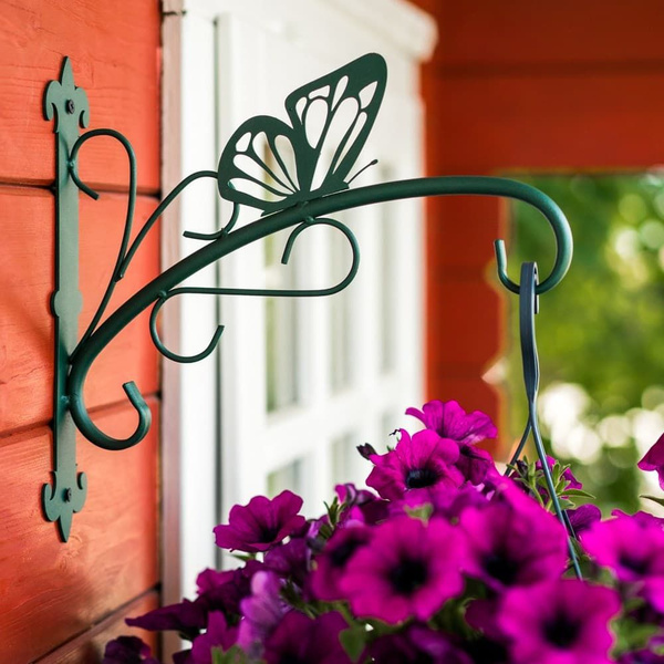 Кронштейн для кашпо настенный уличный подвес для кашпо держатель для цветов 201-032Gr HiTSAD ...