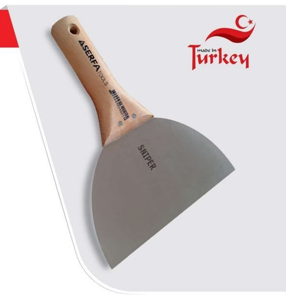 Шпатель SERFA TOOLS Для шпатлевки, Для затирки, Углеродистая сталь ...