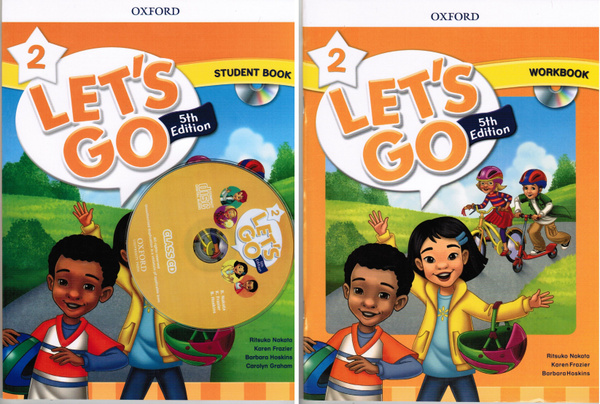 Let's Go 2 (5th Edition) Student's book + workbook + CD Комплект Книга ...