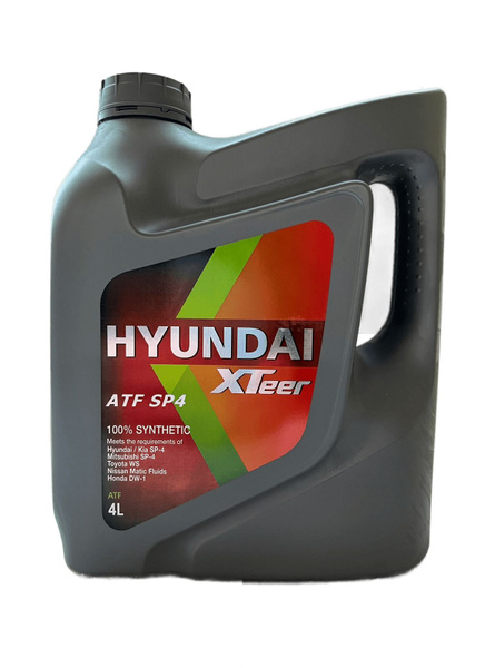 Масло трансмиссионное Hyundai XTeer ATF SP4, 4л - купить по выгодной ...
