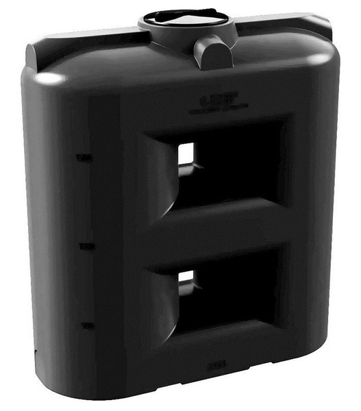 Емкость (бак, бочка) на 2000 литров (цвет - черный) для питьевой и техн. воды, дизтоплива ...