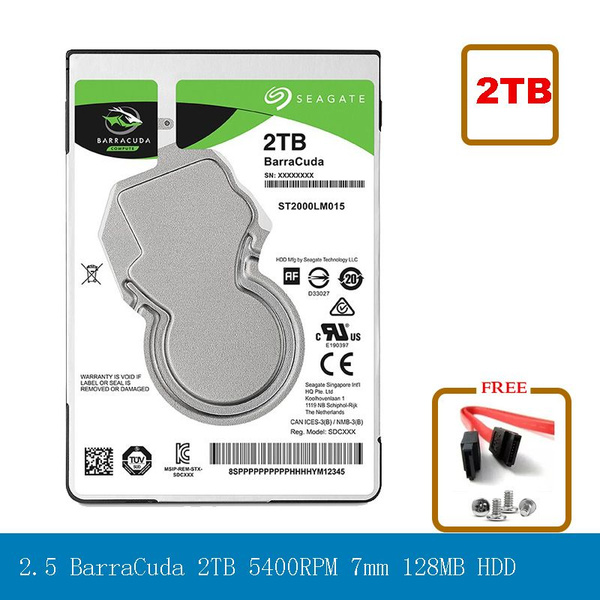 2 ТБ Внутренний жесткий диск Seagate Barracuda 2.5 (ST2000LM015/007 ...