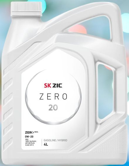 Масло моторное ZIC ZERO 20 0W-20 Синтетическое 4 л 162035 купить c доставкой на OZON по низкой ...