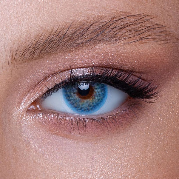 Цветные контактные линзы URBAN LAYER ru Cloud Blue 12 месяцев, -5.00 ...