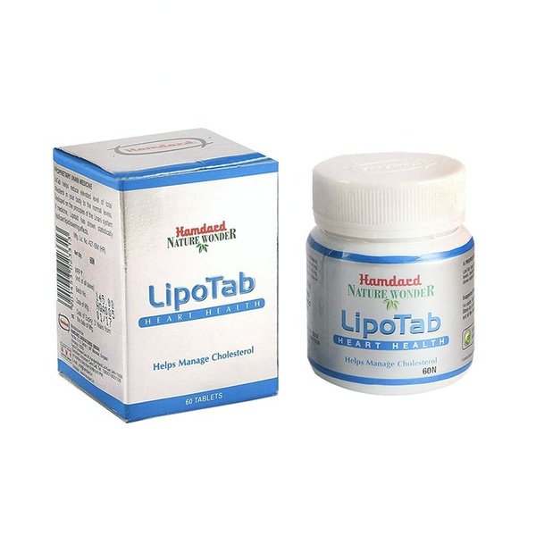 Hamdard ЛипоТаб (LipoTab) для нормализации холестерина в крови,60 таб ...