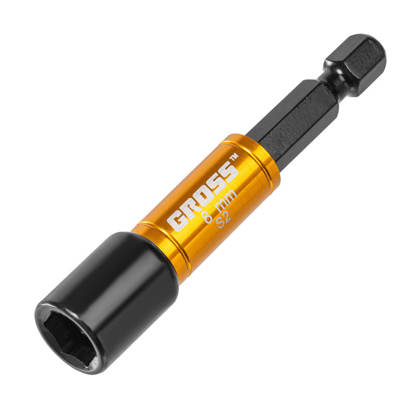 Бита Gross HZNс торцевой головкой магнит. Nut-Driver, 1/4", 125 мм ...