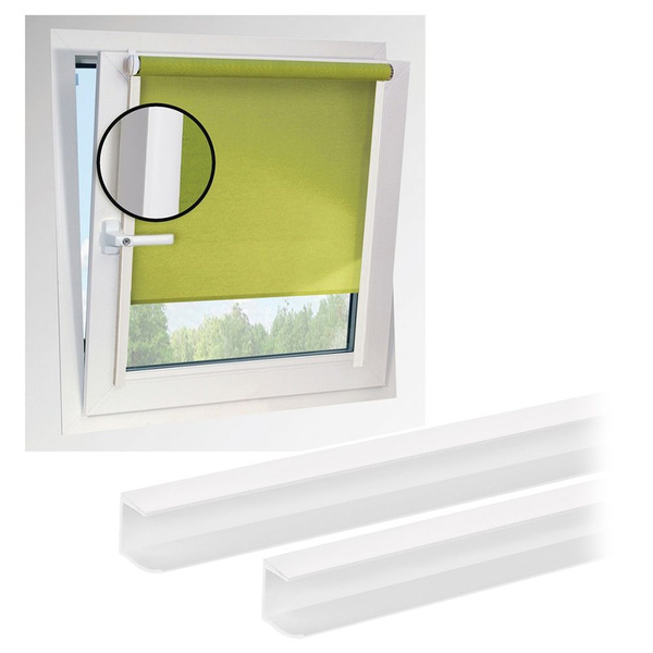 Рулонные шторы Эскар направляющий для рулонных штор 150 см белый 2 шт ...