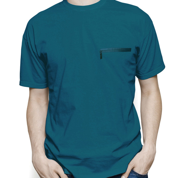 Футболка FAYZ-M, размер 48, цвет бирюзовый, хлопок 100% - купить по ...