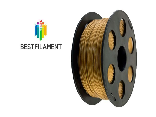 Золотой PLA пластик Bestfilament 1кг - купить с доставкой по выгодным ...