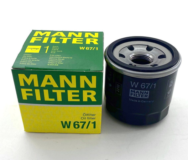MANN FILTER Фильтр масляный арт. W671 купить на OZON по низкой цене (893039767)