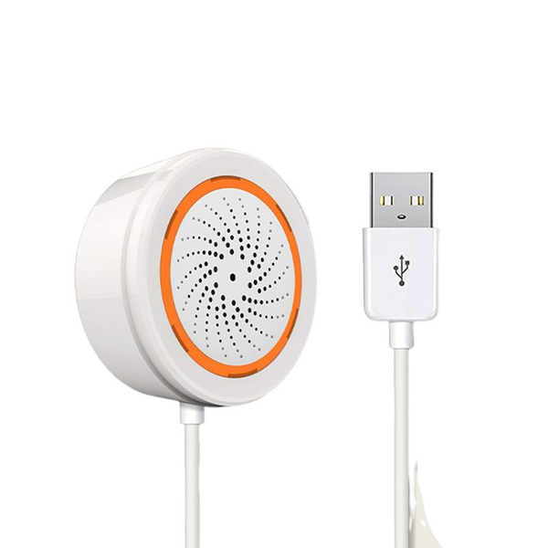 ZigBee 3 в 1 Сирена Сигнализация 90 дБ Звуковой датчик света для ...