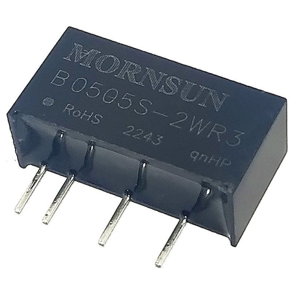 B0505S-2W, Mornsun, Микросхема, Изолированный DC-DC преобразователь ...
