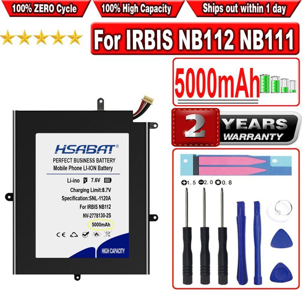 HSABAT 5000мАч аккумулятор для IRBIS NB112 NB111 MaxBook Y11 H1M6 - купить с доставкой по ...