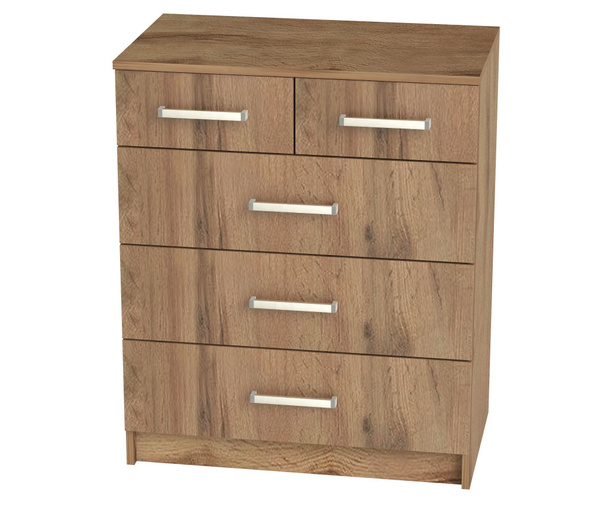 Комод Мир Мебели Комод_ГамМ6Вен/дуб_Мир Мебели, 70x42x84.5 см, 6 ящ ...