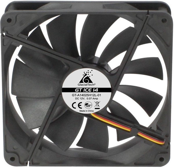 Вентилятор Glacialtech GT ICE 14 140x140mm 3-pin 4-pin (Molex)23dB ...