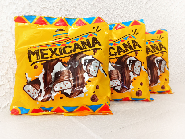 Конфеты "Мексикана" пралине с воздушными шариками KDV 1,5кг (3 упаковки по 500 г) - купить с ...