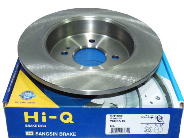 SD1087 Диск тормозной задний Solaris SANGSIN BRAKE (HI-Q) - купить по низкой цене в интернет ...