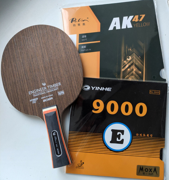 РУЧНАЯ СБОРКА! Ракетка для настольного тенниса / yinhe 9000e + palio AK ...