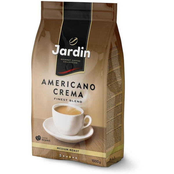 Jardin Кофе в зернах Americano Crema, 1 кг - купить с доставкой по ...