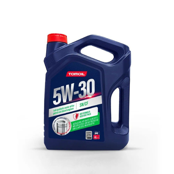Моторное масло TOMOIL 5W-30 Синтетическое - купить в интернет-магазине OZON (921121536)