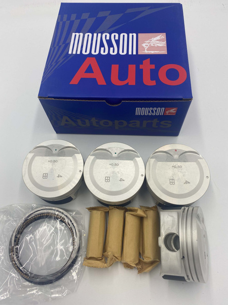 Ремонтные поршни 0,50 G4FA c кольцами - Mousson арт. SPRG4FA050 ...