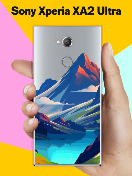 Силиконовый чехол на Sony Xperia XA2 Ultra Горы 10 / для Сони Иксперия ...