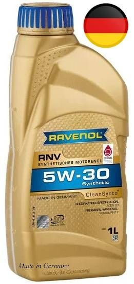 Масло моторное RAVENOL RNV 5W-30 Синтетическое 1 л 1111114-001 купить c ...
