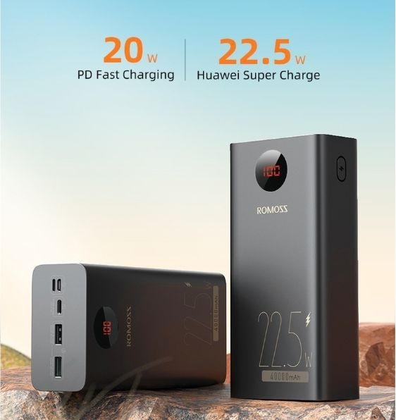 Повербанк (powerbank) (Power Bank) Romoss Повербанк/powerbank/40000/mah ...