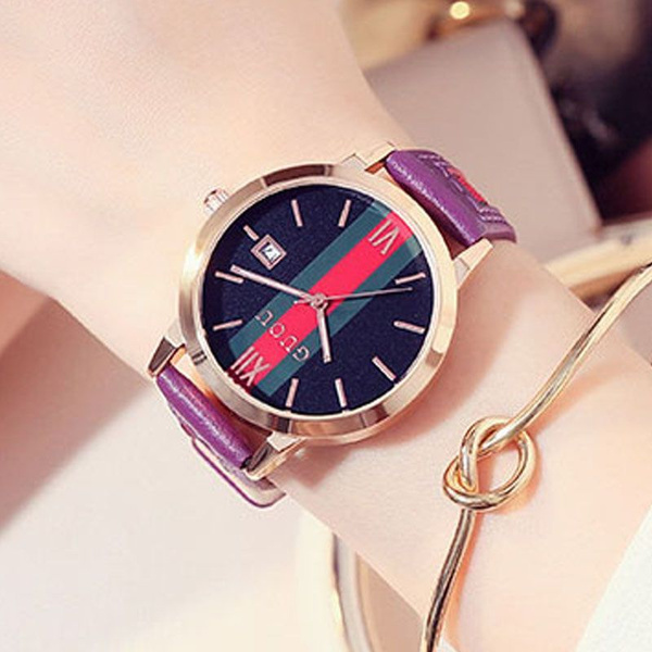 GUOU Часы наручные Кварцевые Guou 8082 - купить с доставкой по выгодным ...